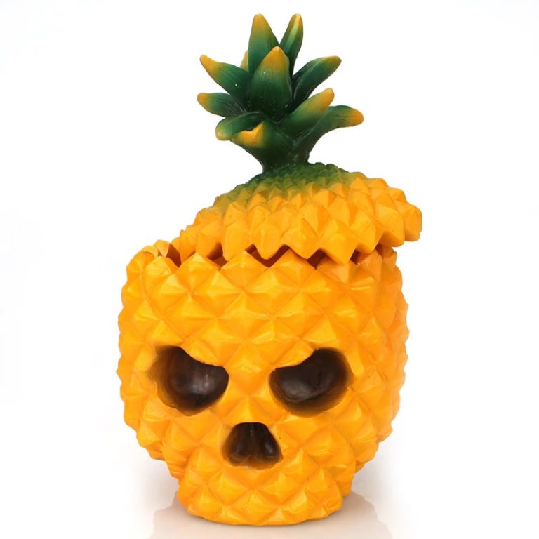 Boite Tête de Mort Iricar - Tête de Mort Ananas - Univers-tete-de-mort.fr